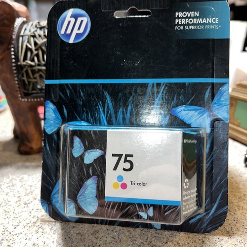 NEW HP 75 PRINTER INK TRI-COLOR CARTRIDGE DESKJET D4260 OFFICEJET 5750 ...