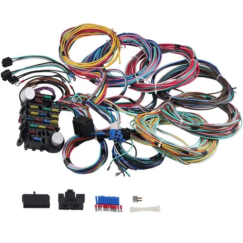 21 Circuit Universal Wiring Harness Wire Kit Universal Automotive ...