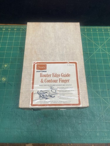 Sears Craftsman Router Edge Guide and Contour Finger 925173 Made In USA ...