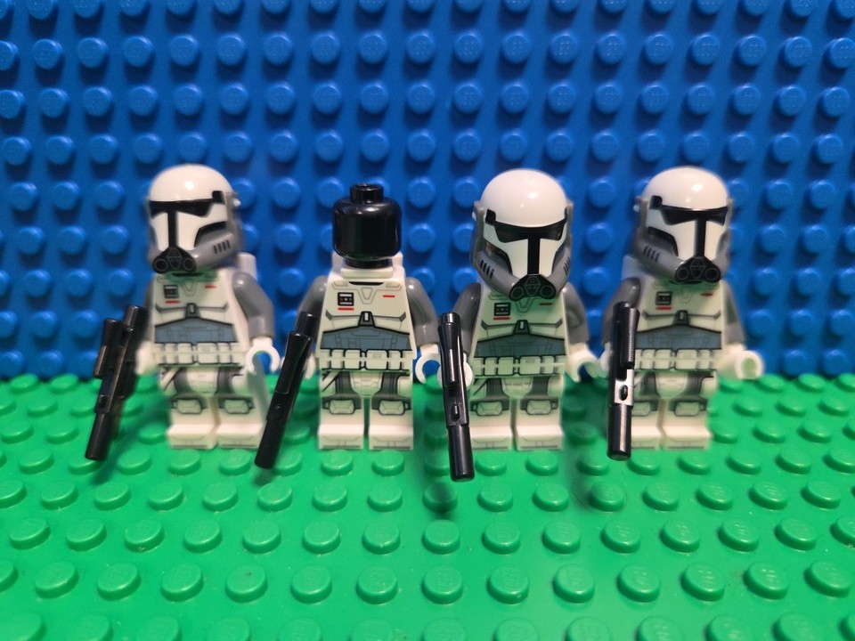 LEGO Imperial Commando Minifigure Lot Of 4 sw1346 Star Wars CMF 75373 ...