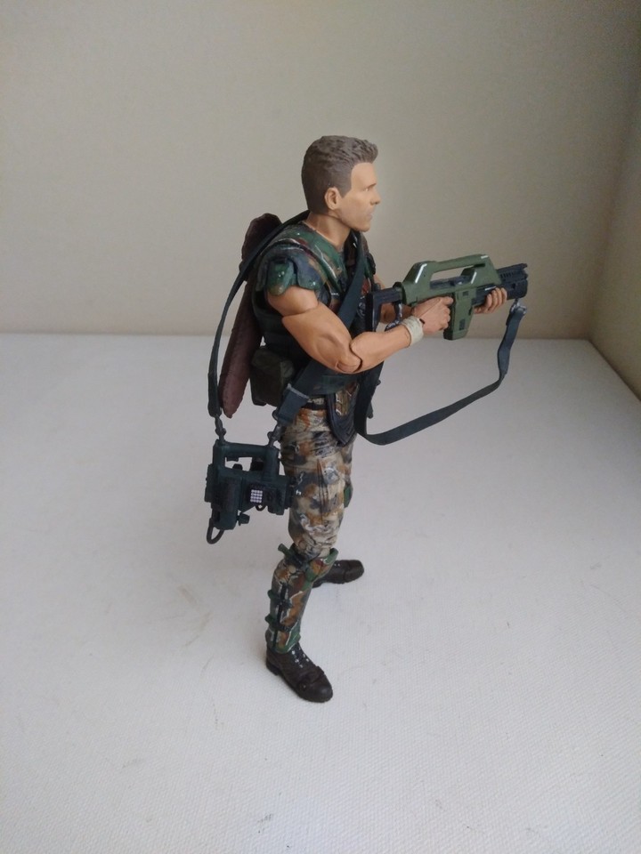 NECA ALIENS Corporal Dwayne Hicks Series 1 Reel Toys 7" Action Figure U ...