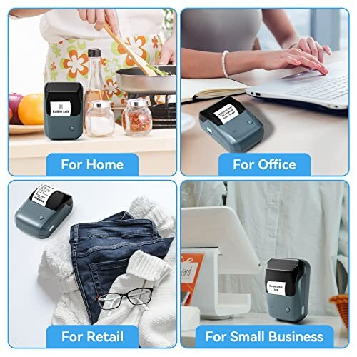 NIIMBOT Barcode Label Printer B1 Label Printer for Small Business ...