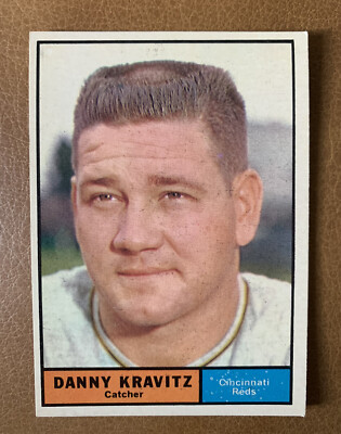 1961 Topps Danny Kravitz Cincinnati Reds #166 | eBay