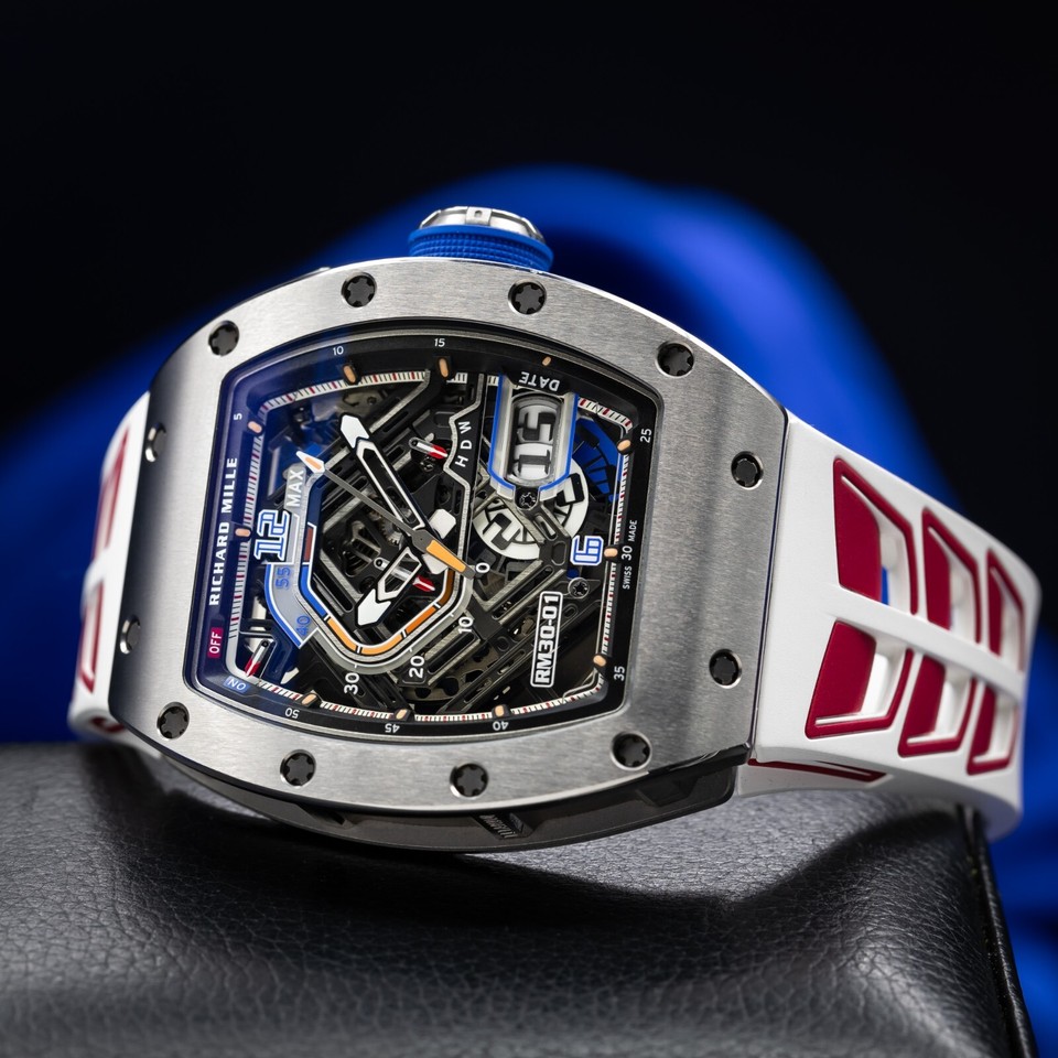 RICHARD MILLE RM30-01 Automatic Declutchable Rotor Titanium Skeleton ...