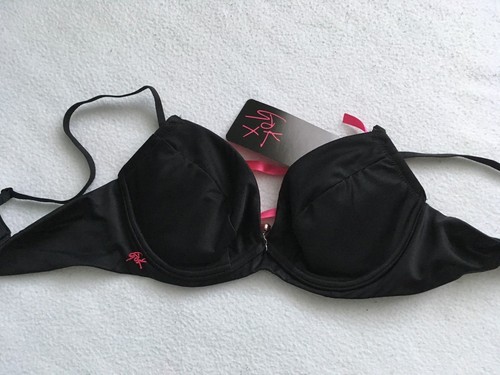 BNWT 'GOK WAN' Black Fuchsia Wired Balconette Bra Pin-Up Size 30C | eBay UK