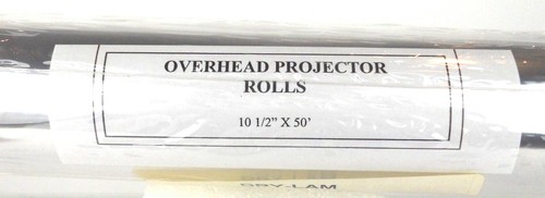 Transparency Write-On Film For Overhead Projectors 10 1/2" Wide x 50 ...
