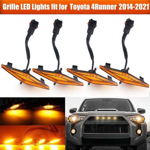 Customize Your For Toyota For 4Runner Pro with Amber LED Lights Set of ...