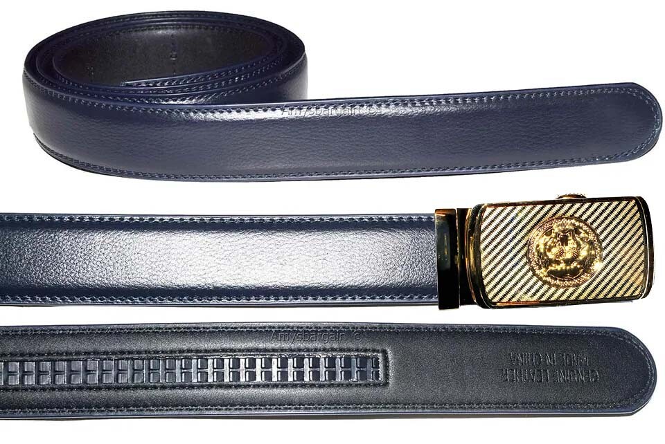 Men's Belt Auto-lock belt dress belt easy adjust men's belt track bucke ...