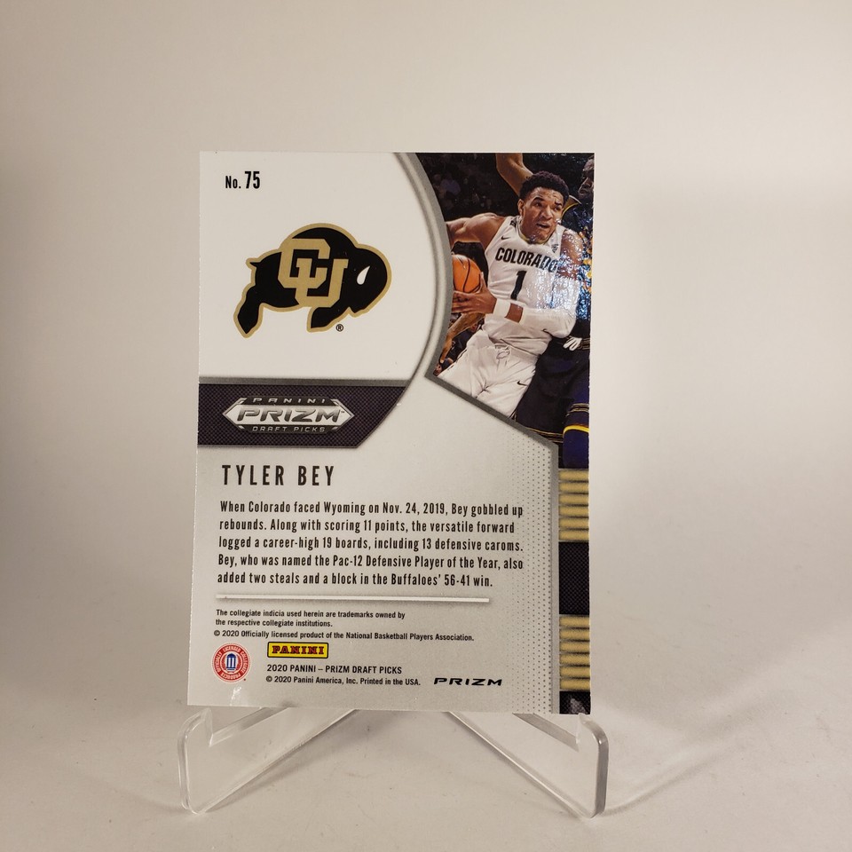 Tyler Bey 2020 Panini Prizm Draft Picks Red White & Blue #75 Parallel ...