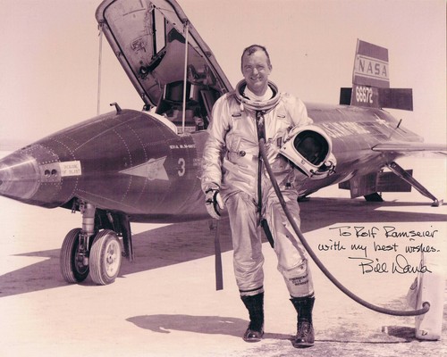 Bill Dana 1930-2014 autograph signed photo 8"x10" & letter NASA test ...