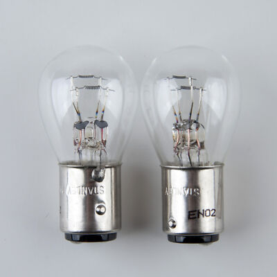 Stanley A4887M 24V 25/10W S25 BAY15d Clear Auto Bulb, Quantity=2 Bulbs ...