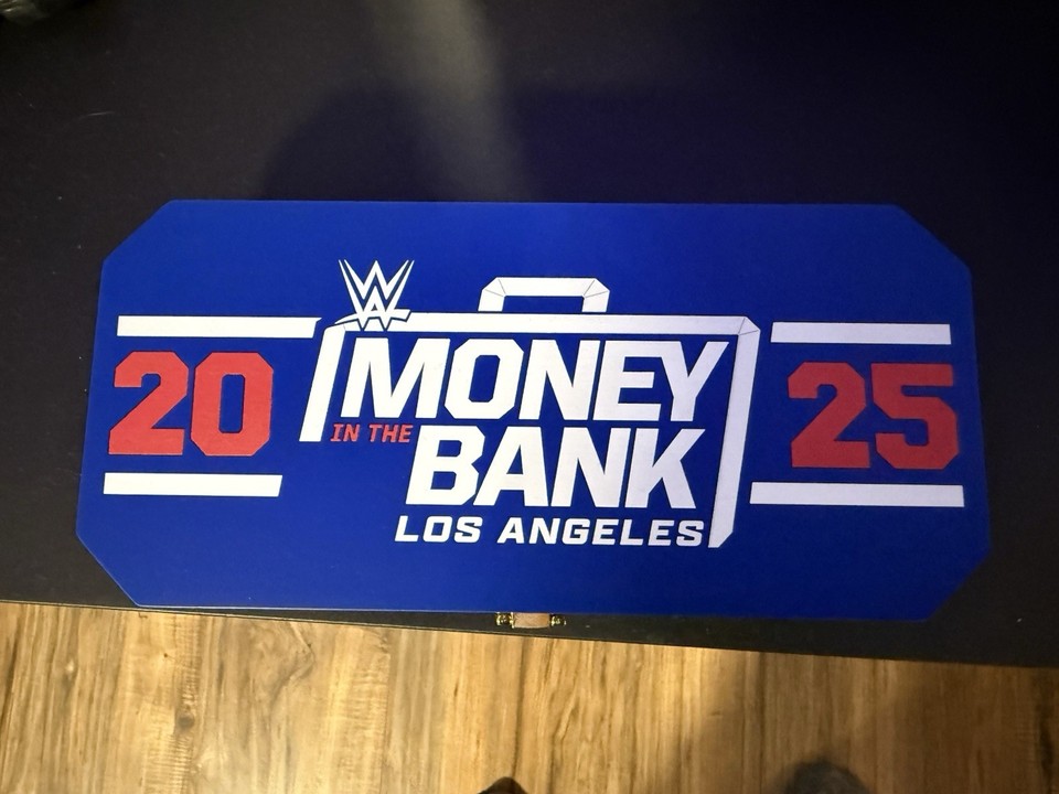 WWE Money In The Bank Mini Belt 2025 Los Angeles Dodgers LE 550 | eBay