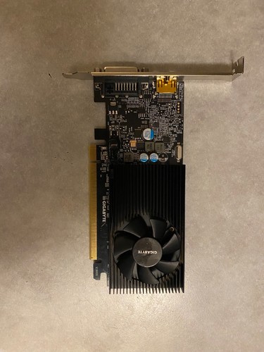 GIGABYTE NVIDIA GeForce GT 1030 Low Profile 2G 2GB GDDR5 Graphics Card ...