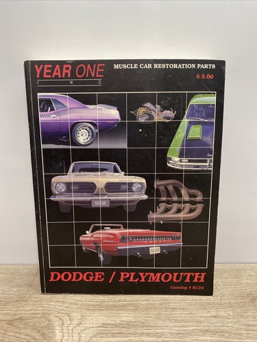 Year One, Inc. - Dodge / Plymouth Muscle Car Parts Catalog # R124, 1966 ...