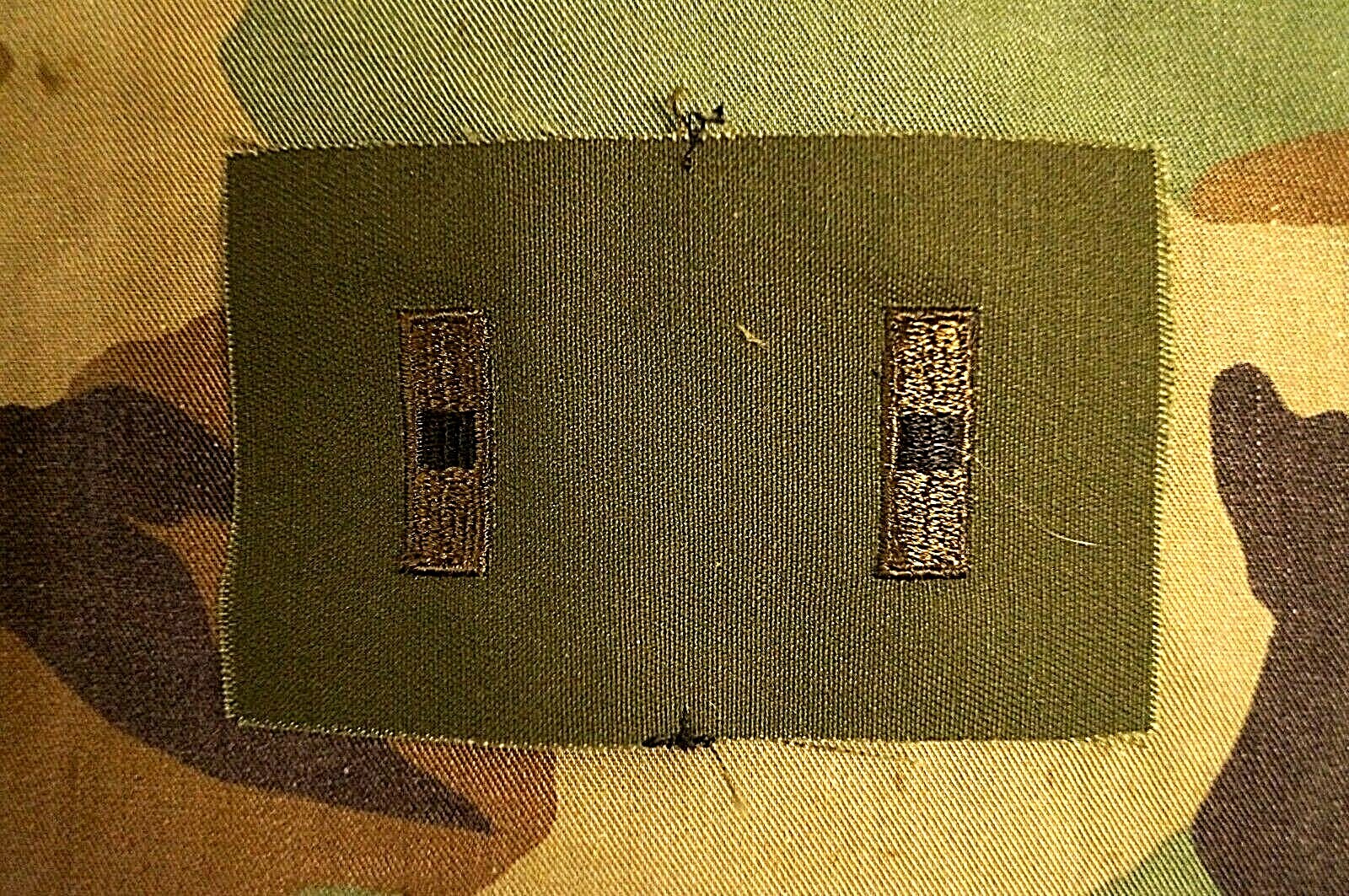 Obsolete RARE US Army Warrant Officer One Rank WO1 Sew-on BDU OD Green ...