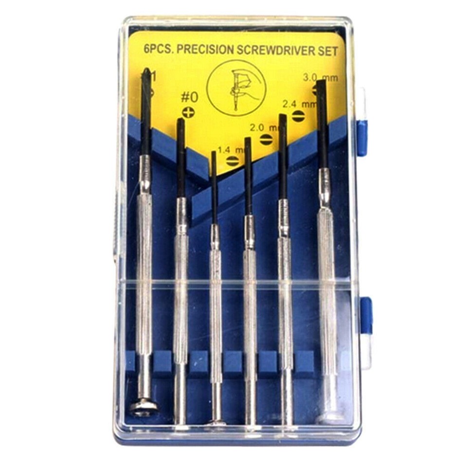 6 IN 1 Mini Watch Screwdriver Set Precision Jewelry Eyeglasses Repair ...