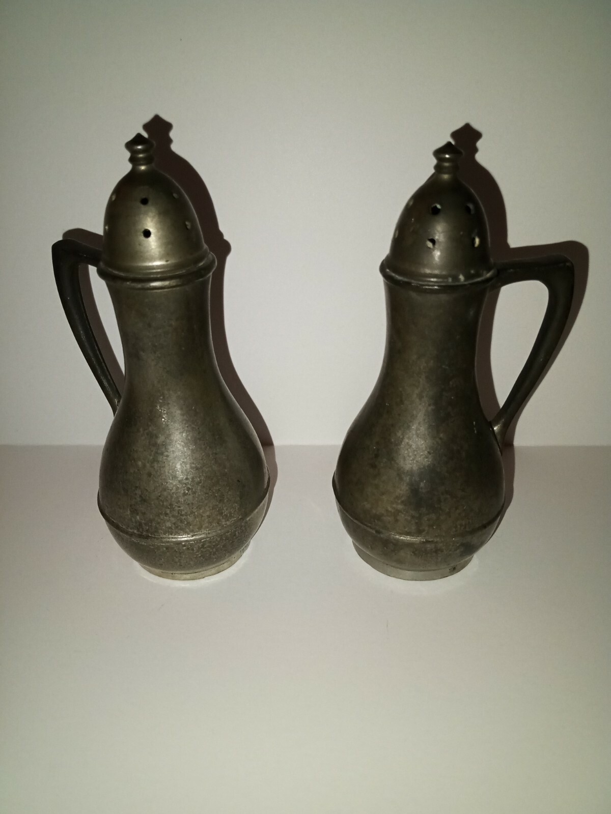 Vintage Federal Pewter 101 Salt And Pepper Shakers | eBay