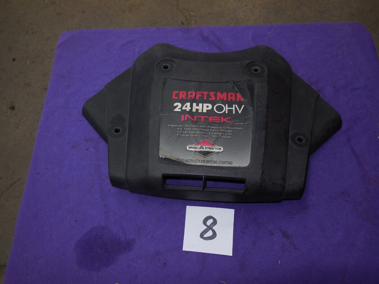 Briggs and Stratton 790689 Air Cleaner Cover for V-twin OHV Engines ...