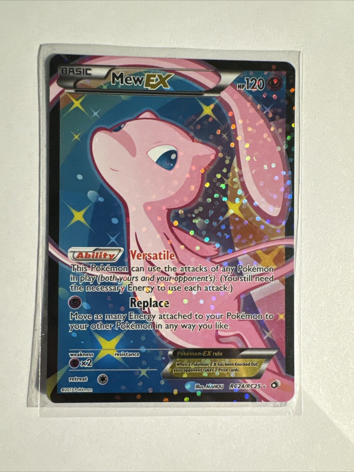 Pokemon Card Mew EX Legendary Treasures Radiant Collection RC24/RC25 ...