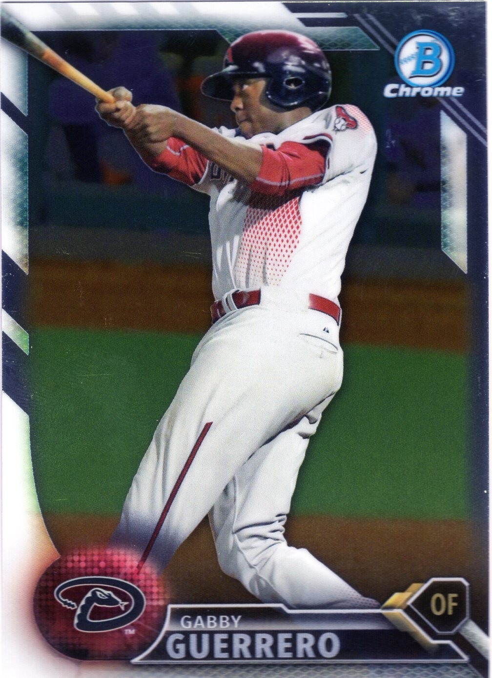 2016 Bowman Chrome Prospects Gabby Guerrero #BCP133 Arizona ...