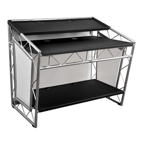 LiteConsole XPRS Aluminium Lc0203 Folding Disco DJ Stand Console Booth ...