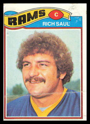 1977 Topps Football #246 Rich Saul Los Angeles Rams | eBay