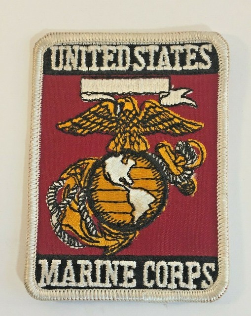 New United States Marine Corps "Red" rectangle patch Free Shipping | eBay