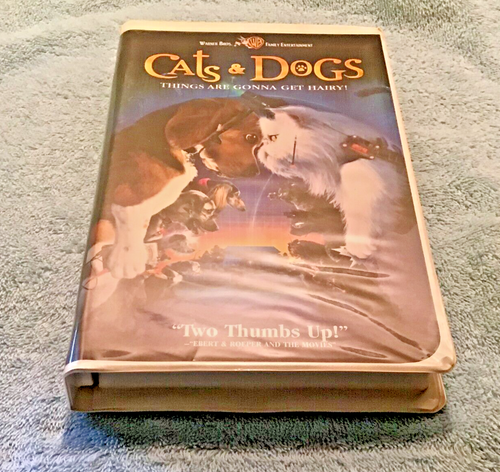 Warner Bros. Family Entertainment Cats & Dogs Movie VHS 2001 | eBay