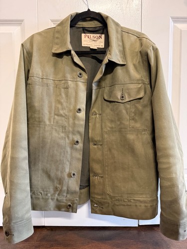 Filson Tin Cloth Short Lined Cruiser Jacket | Medium | eBay