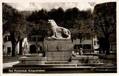 Bad Reichenhall, Kriegerdenkmal, Bavaria, Germany, Peter Triem Postcard ...