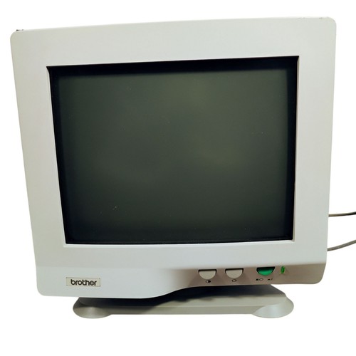 Brother CT-1400 Amber CRT Word Processor Monitor w/ Swivel Stand ...