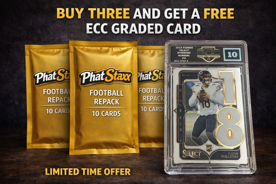 NFL Football Repack – 10 Cards – GUARANTEED HIT – Buy 3 Get FREE Graded ...