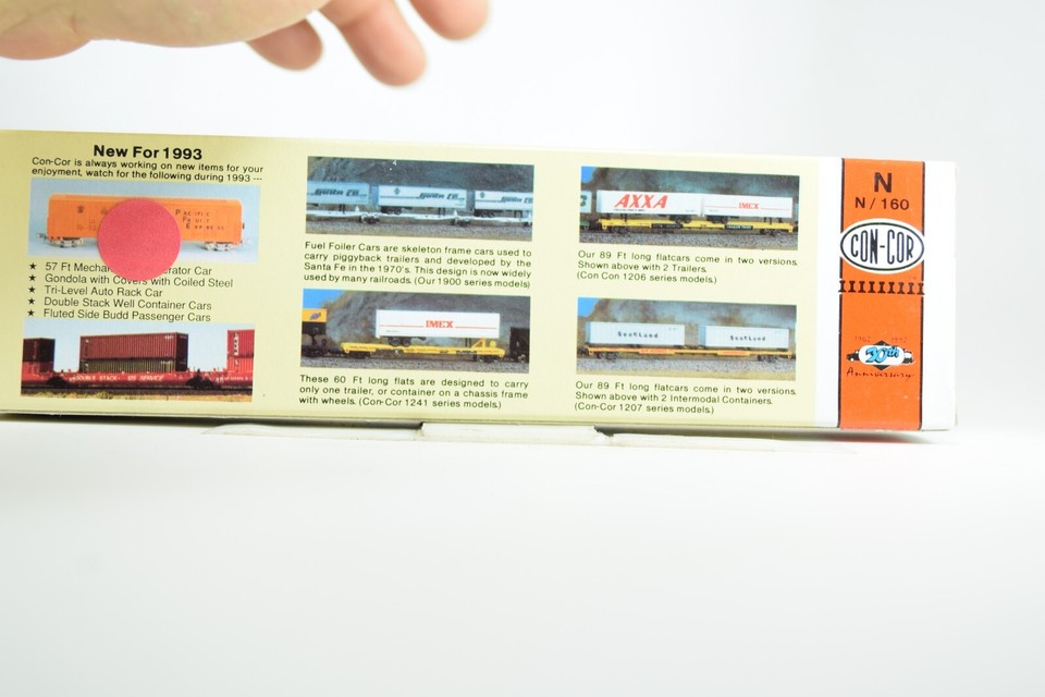 N Scale AUTO RACK AND BOX CAR UP SP SF CO ATSF AMTK B&O cars sold ...