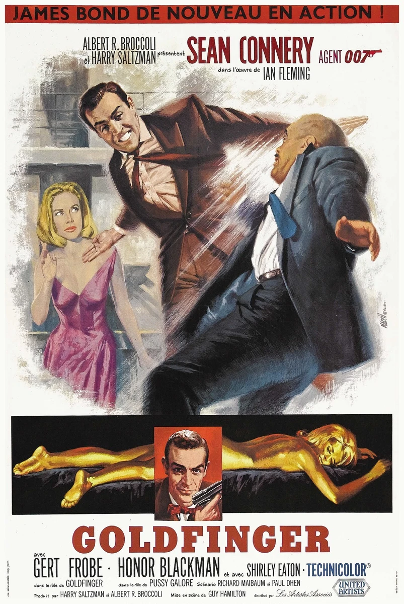 Sean Connery James Bond Movie Posters