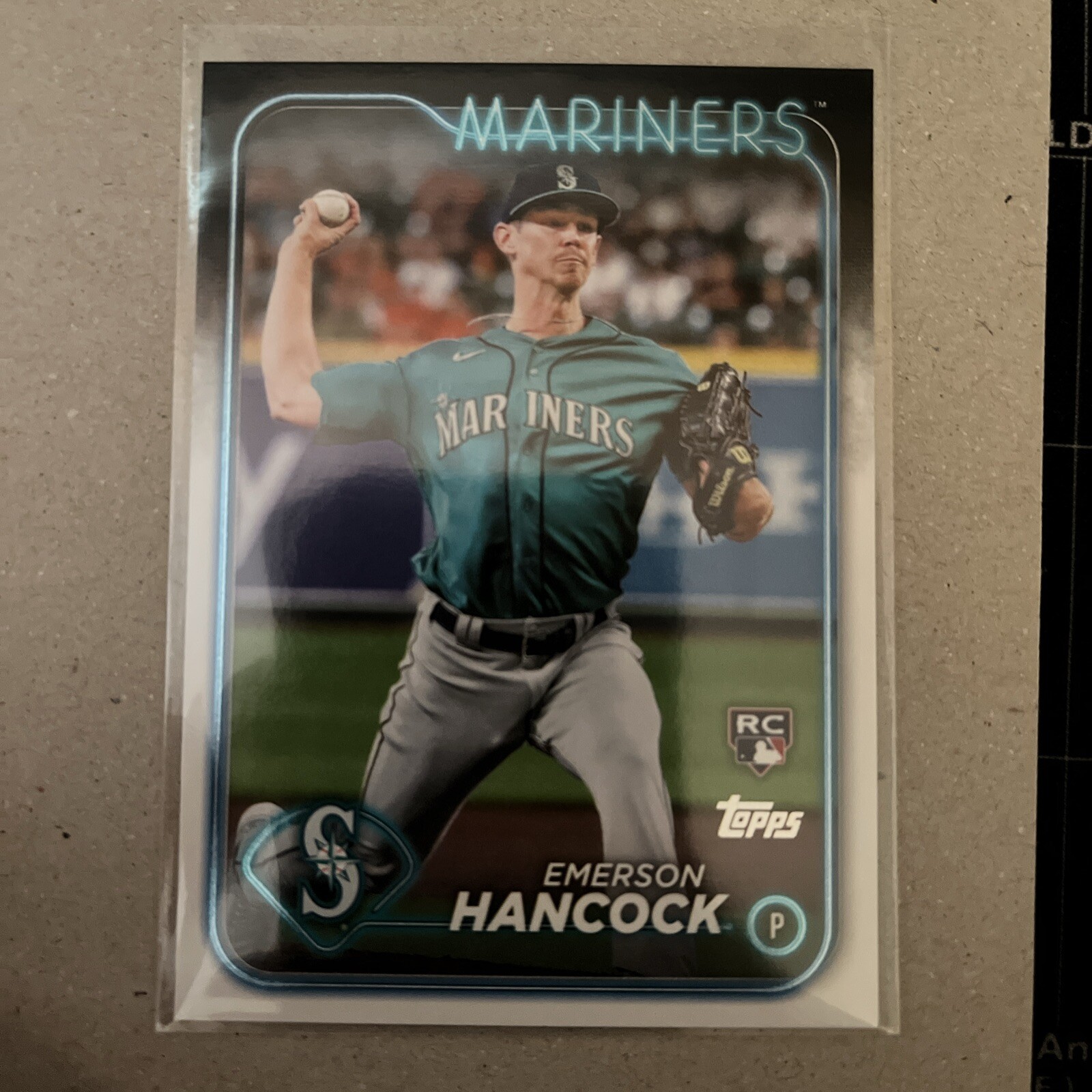 2024 Topps Series 1 Emerson Hancock RC Rookie #39 Seattle Mariners ...