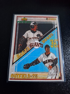 2000 UPPER DECK MVP DRAW YOUR OWN CARD #DT3 BARRY BONDS SAN FRANCISCO ...