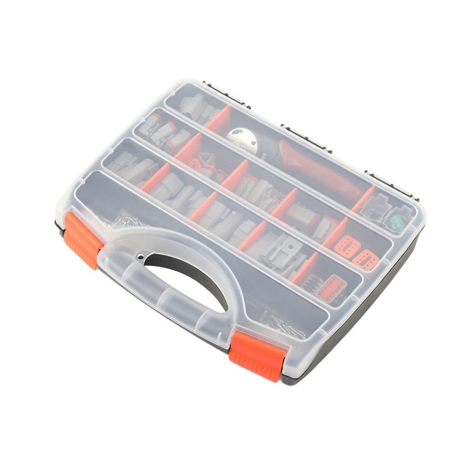 438 Pcs Deutsch DT Series Car Waterproof Wire Connector Plug Kit DT06-2 ...