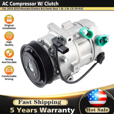 CO 29193C AC Compressor 97701A5800 For 2014-2019 Hyundai Elantra Kia ...