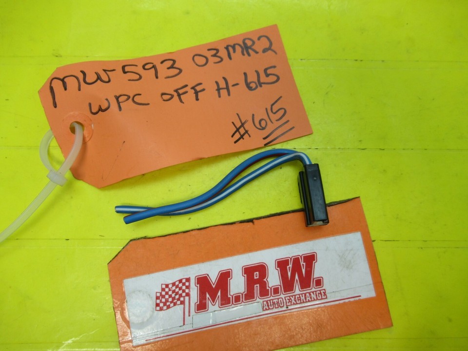 BLOWER MOTOR DASH FAN HEATER WIRE PLUG CONNECTOR PIG TAIL for 00-05 MR2 ...