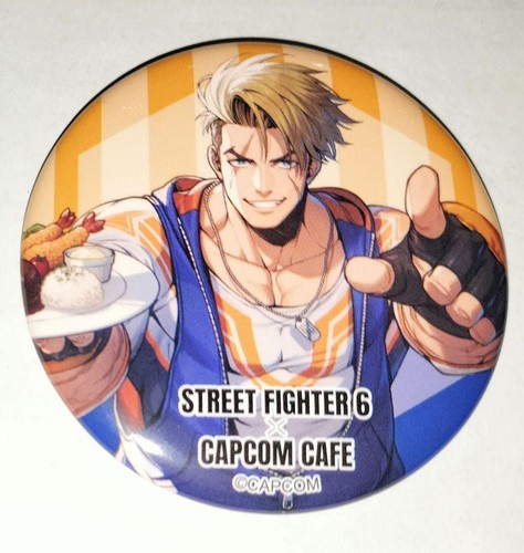 Street Fighter 6 Luke Can Badge Capcom Cafe | eBay