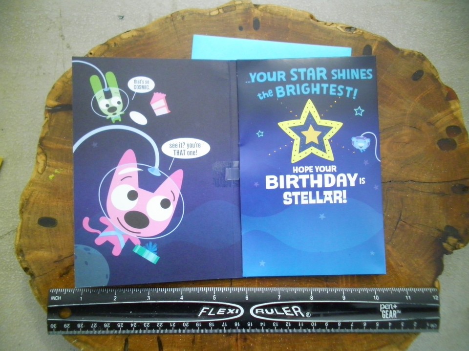 HOOPS & YOYO New Old Stock Unused Hallmark Talking Card & Envelope ...