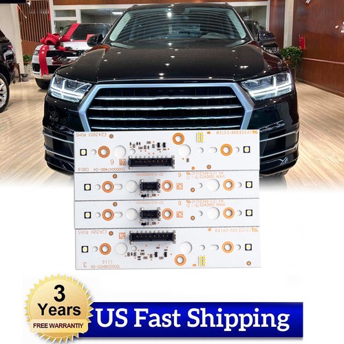 4X LED boards For 2017 2018 2019 Audi Q7 LED Headight DRL turn signal L ...