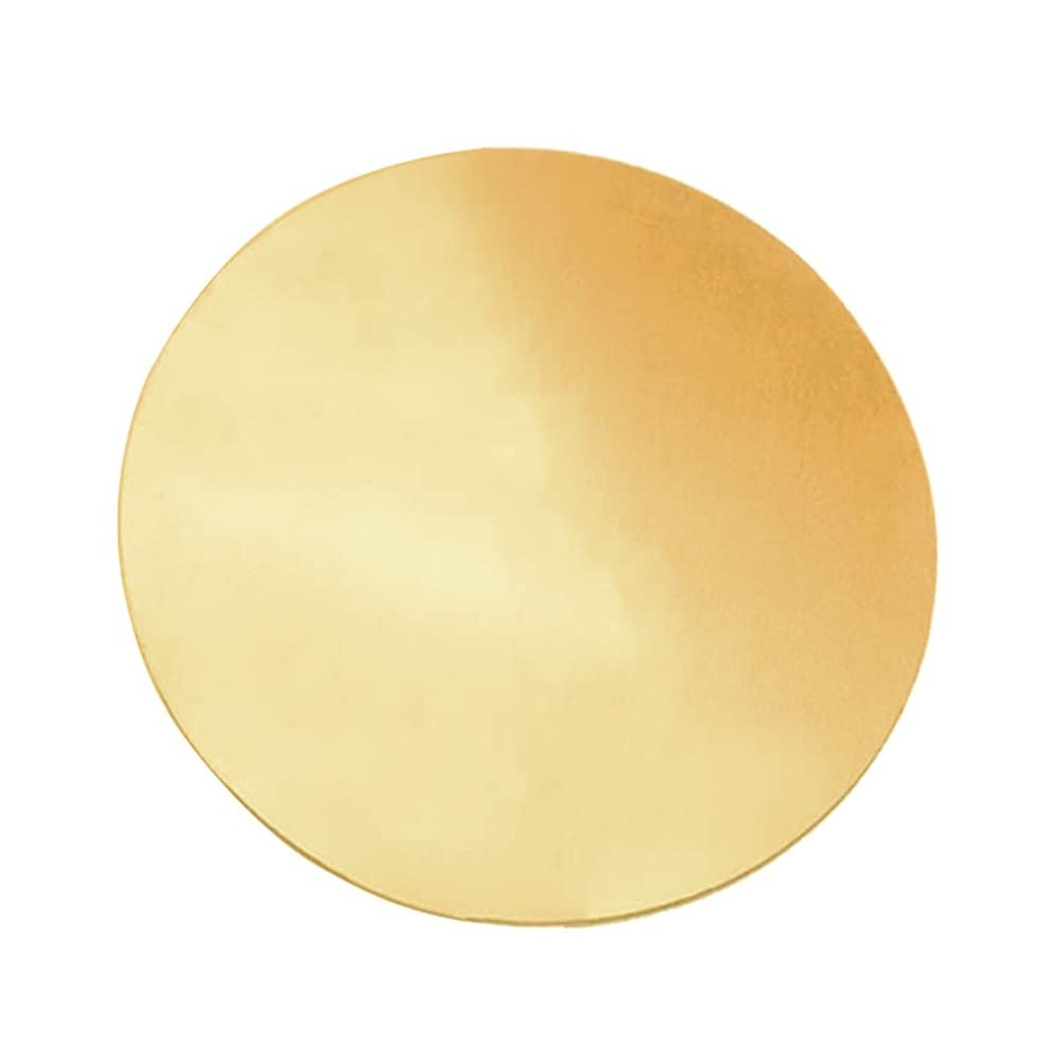 Tynulox 1 Pcs 12 Gauge Brass Round Plate, 0.08" Thickness x 4" Diameter ...