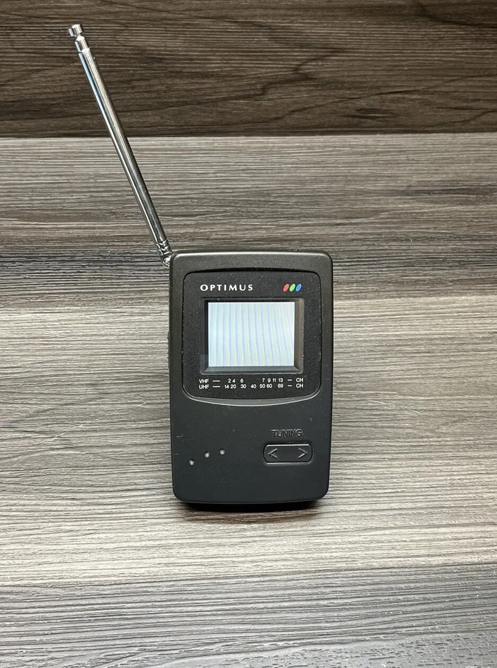 Radio Shack MINI TV Optimus Color Portable Handheld LCD TV 16-175 | eBay