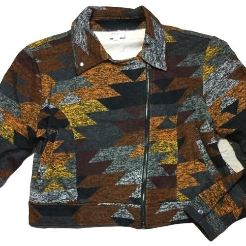 Lularoe Presley Moto Jacket 3XL NWT Fall Coat Gold Brown Grey Orange ...