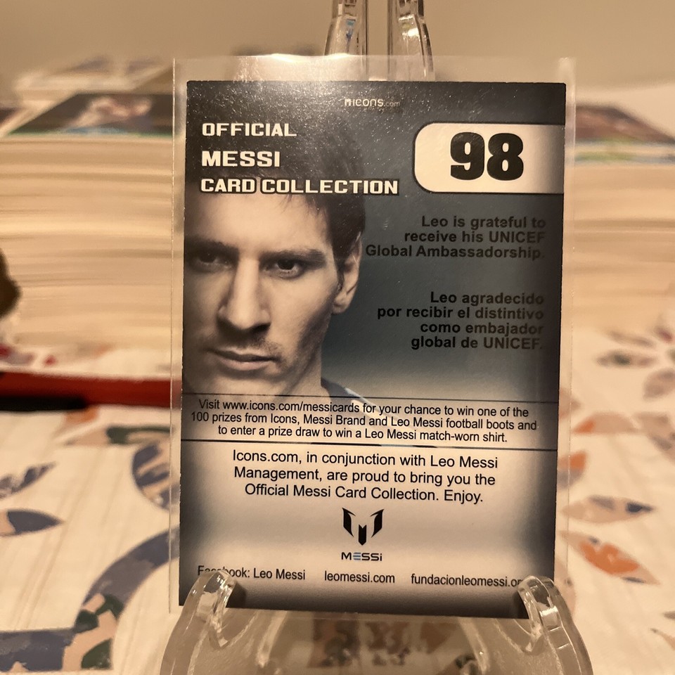 Messi Card Collection Official Icons 2013 Soccer Card Lionel Messi ...