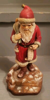 Anri Santa Claus LARGE 10" Shackman 1989 Figurine Christmas 89/500 RARE ...