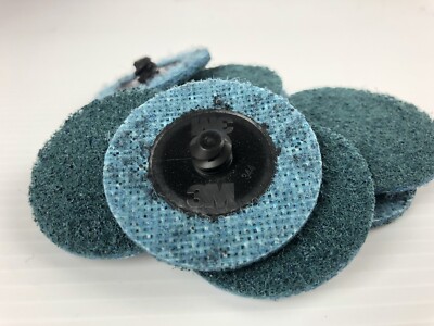 40% Off 200 Each GENUINE 3M Scotch-Brite 2" A VFN TR Roloc Surf Cond ...