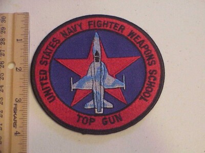 UNITED STATES NAVY FIGHTER WEAPONS SCHOOL MILITARY PATCH NEW FREE ...