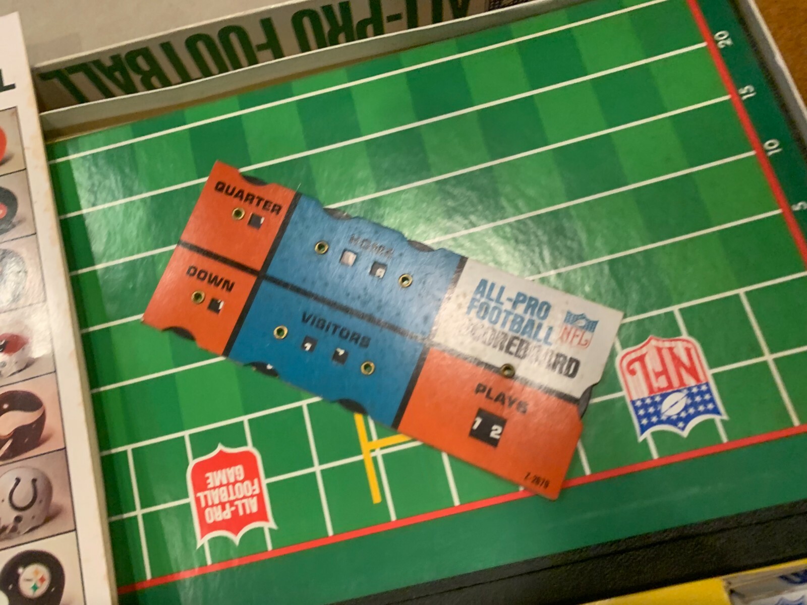 1967 Official NFL All Pro Football Board Game By ideal | eBay